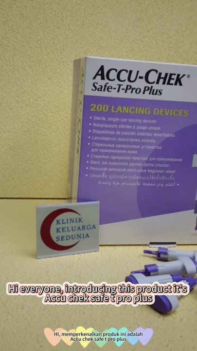 Accu-Chek Safe-T-Pro Plus Lancing Device SafeT Safetpro accuchek ...