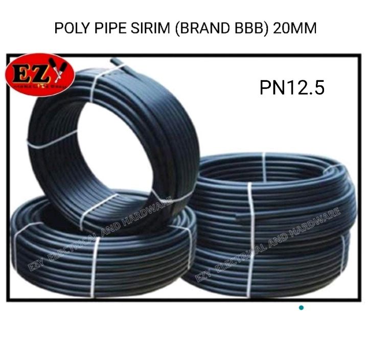 POLY PIPE 20MM SIRIM PN12.5 (BBB) & NON SIRIM 100METER | Lazada