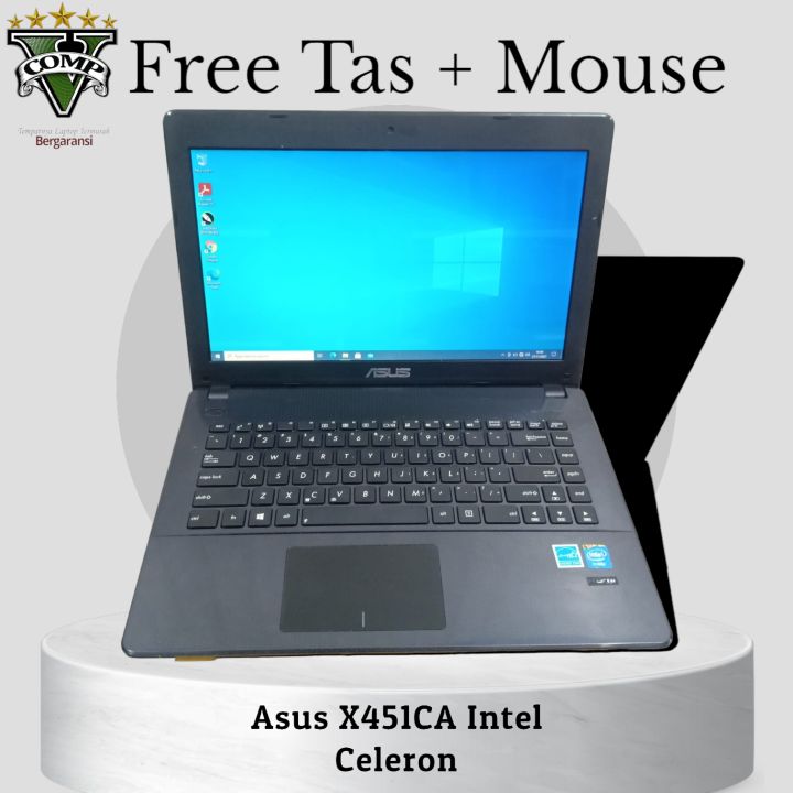 Laptop Asus X451CA, Intel Celeron, Ram 2Gb, HDD 500b, Windows 10, Full Set | Lazada Indonesia