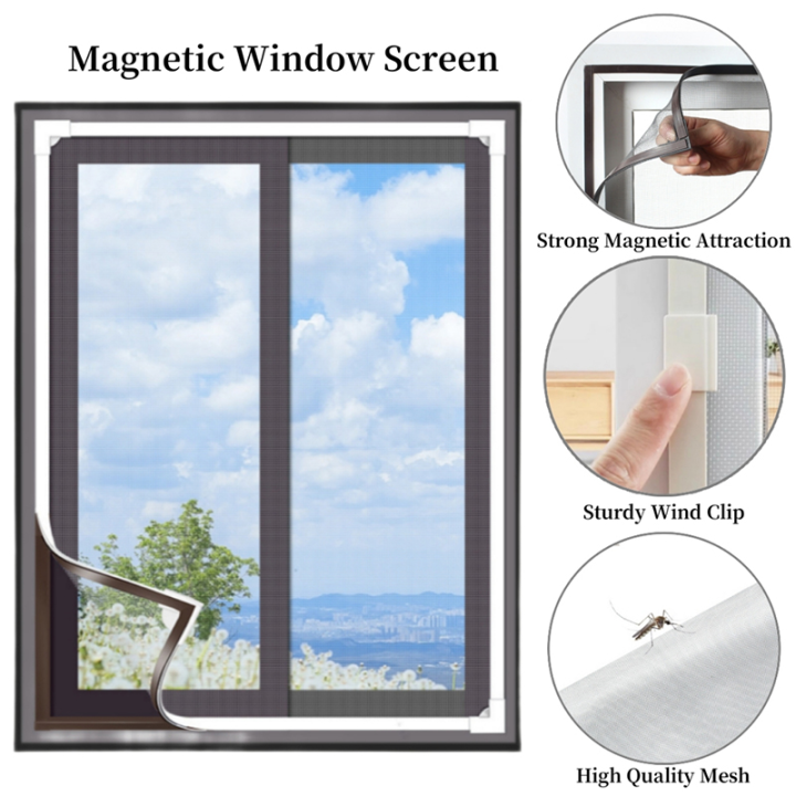 Greensindoor 1.2*1.8M Strong Magnetic Screen Window With Adjustable ...