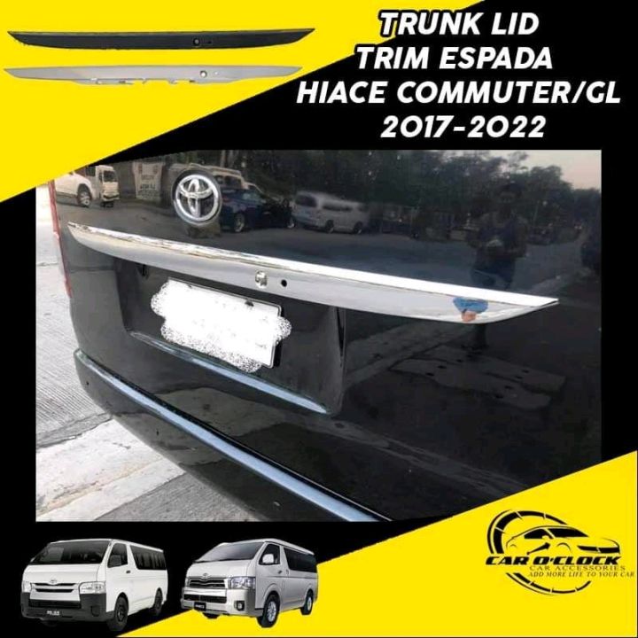 Toyota Hiace Trunk Lid Espada Commuter/GL/Cargo (2014-2022) | Lazada PH