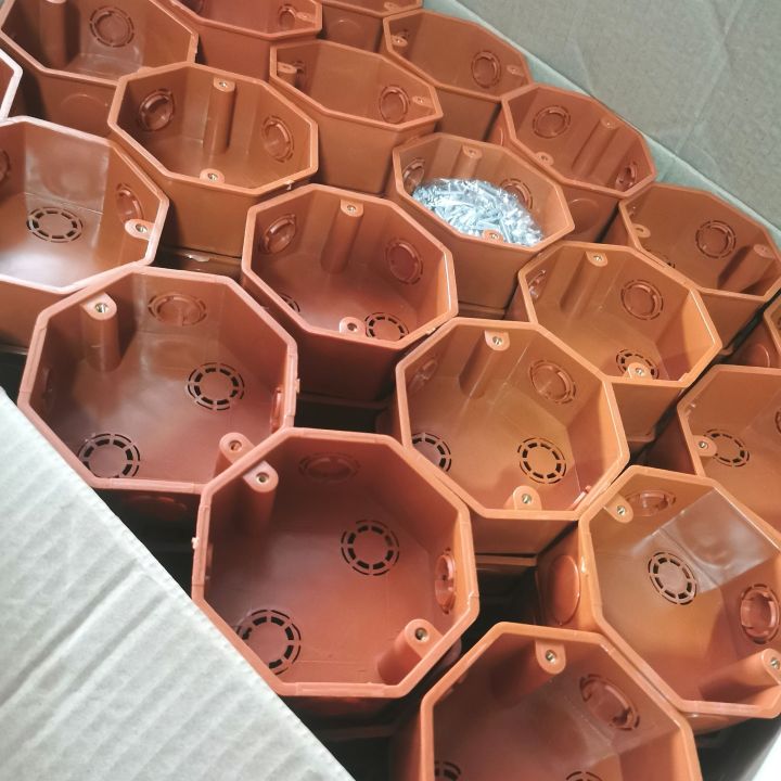 1Box 100pcs JUNCTION Box W/Screw 200pcs UTILITY Box Electrical Box J ...