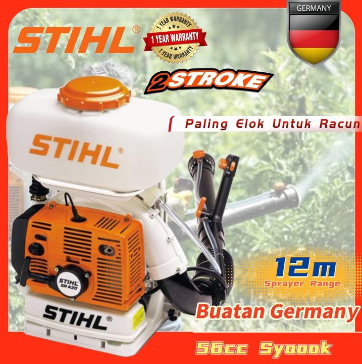 STIHL GERMANY SR420 SR5600 2-Stroke Gasoline Backpack Mist Blower Mist ...