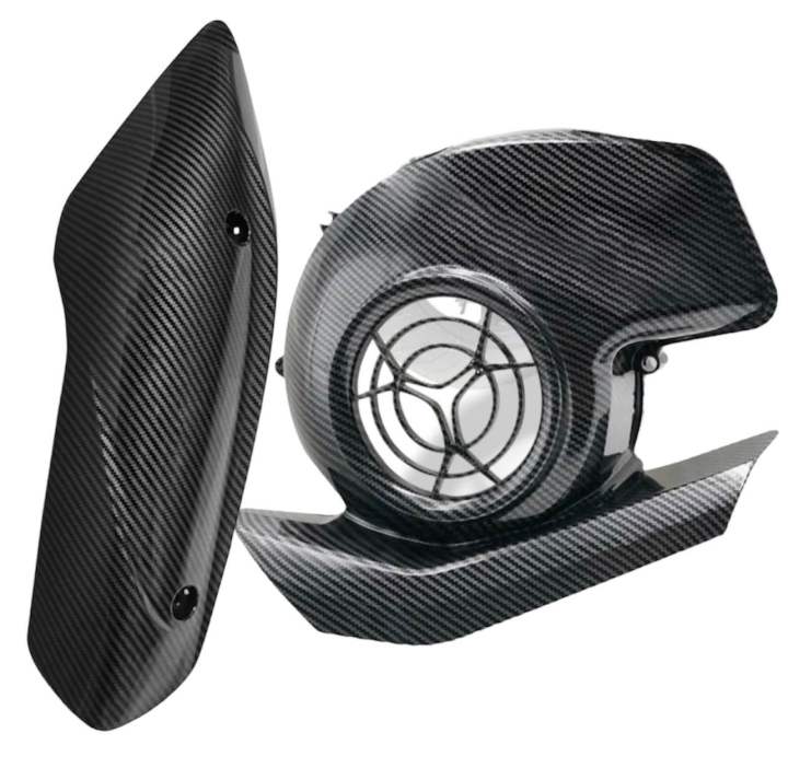 HEAT GUARD AND FAN COVER (CARBON) FOR MIO GEAR AND FAZZIO | Lazada PH