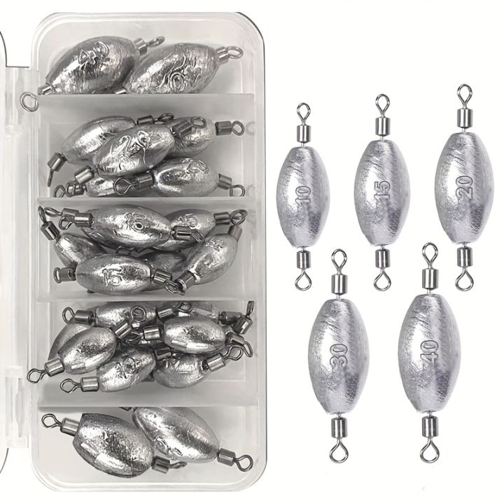 Fishing Weights Sinkers, Inline Weights Trolling Sinkers Quick Swivel ...
