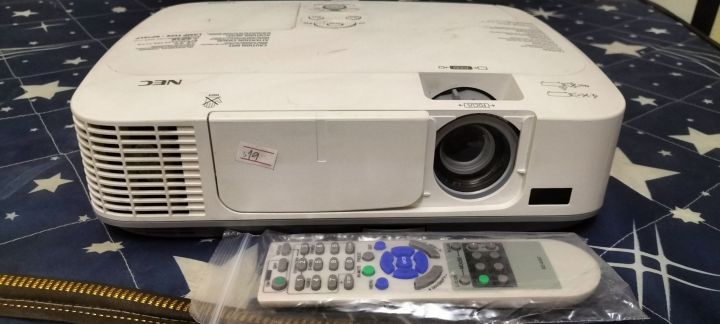 โปรเจคเตอร์ NEC m350x/3,500 ลูเมนใช้งานปกติแถมรีโมทแสงแรงๆ | Lazada.co.th