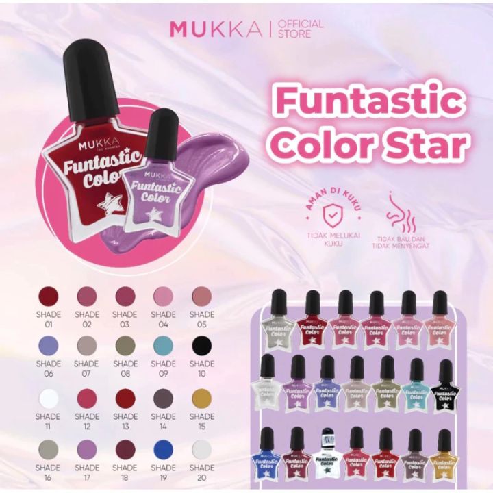 Kutek Mukka Funtastic 1 box isi 24pcs | Lazada Indonesia