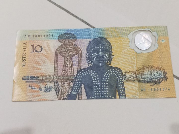 1988 first polymer banknote 10 dollars Australia commemorative ...