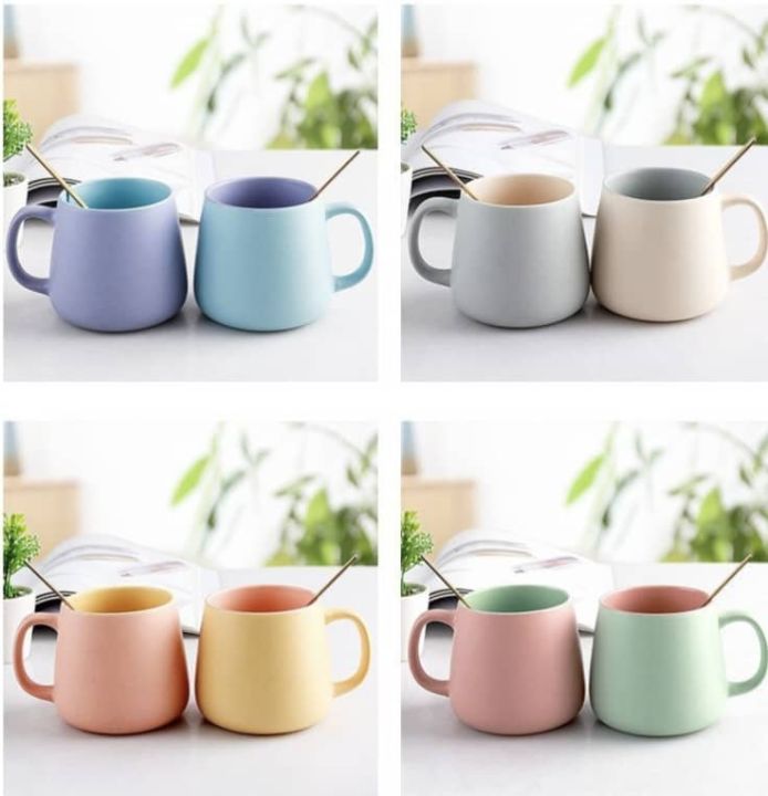 500ml/Ceramic Mug/ Coffee Mug/Mug With Lid/Mug Set/Ceramic Cup/Big Mug ...
