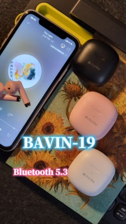 BAVIN BA19 HiFi Bluetooth Wireless TWS Earbuds Active Noise Reduction ...