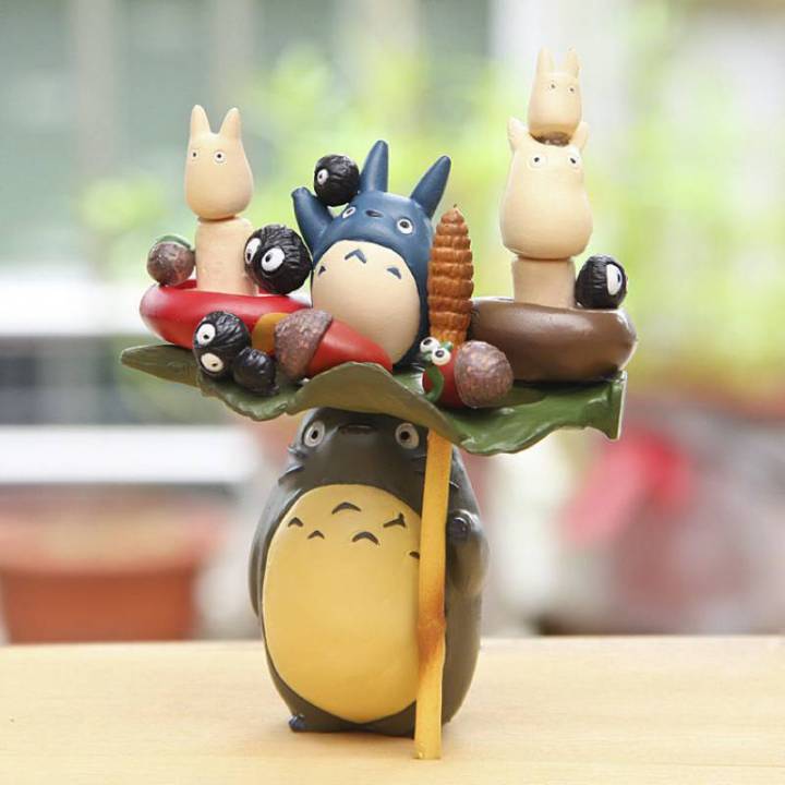 FastShipping อะนิเมะ Ghibli Totoro น่ารัก Action Figure Totoro ครอบครัว ...
