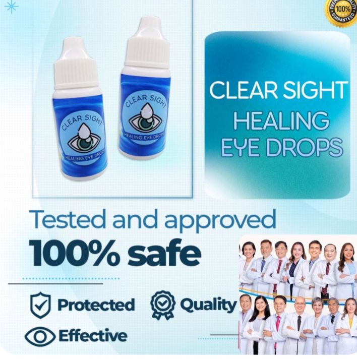 AUTHENTIC CLEAR SIGHT HEALING EYE DROPS FDA APPROVED | Lazada PH