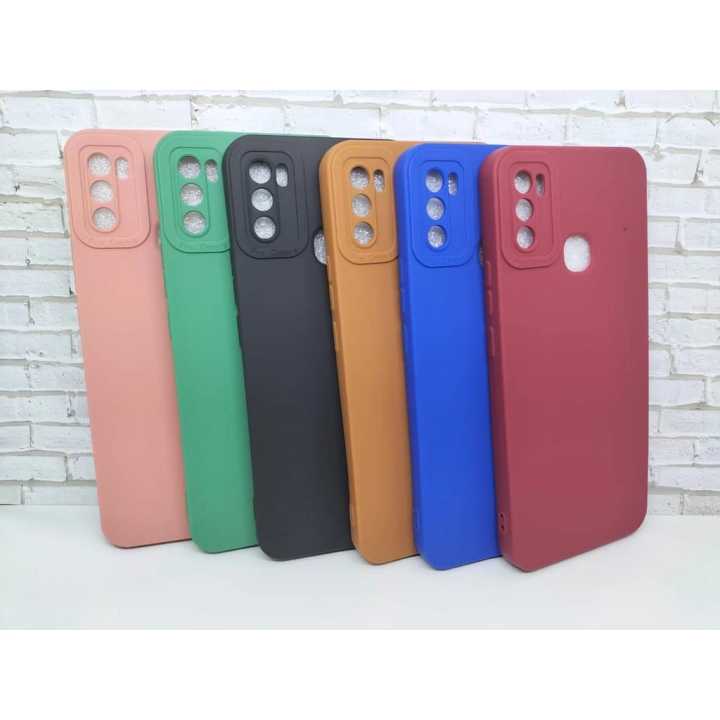softcase casing hp INFINIX HOT 9 PLAY slikon case macaron pro camera ...