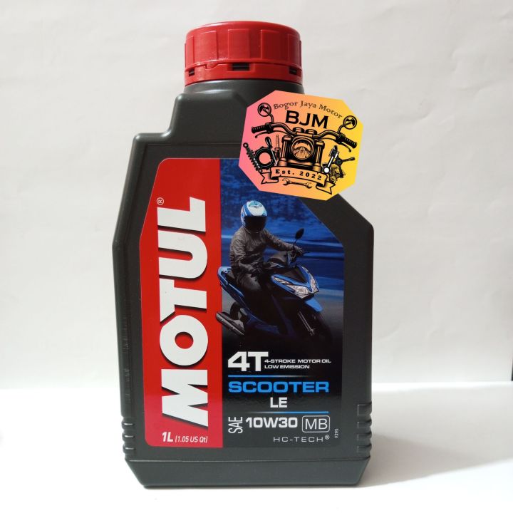 Oli Motor Matic MOTUL 4T SCOOTER LE 10W30 1L 1000ml | Lazada Indonesia