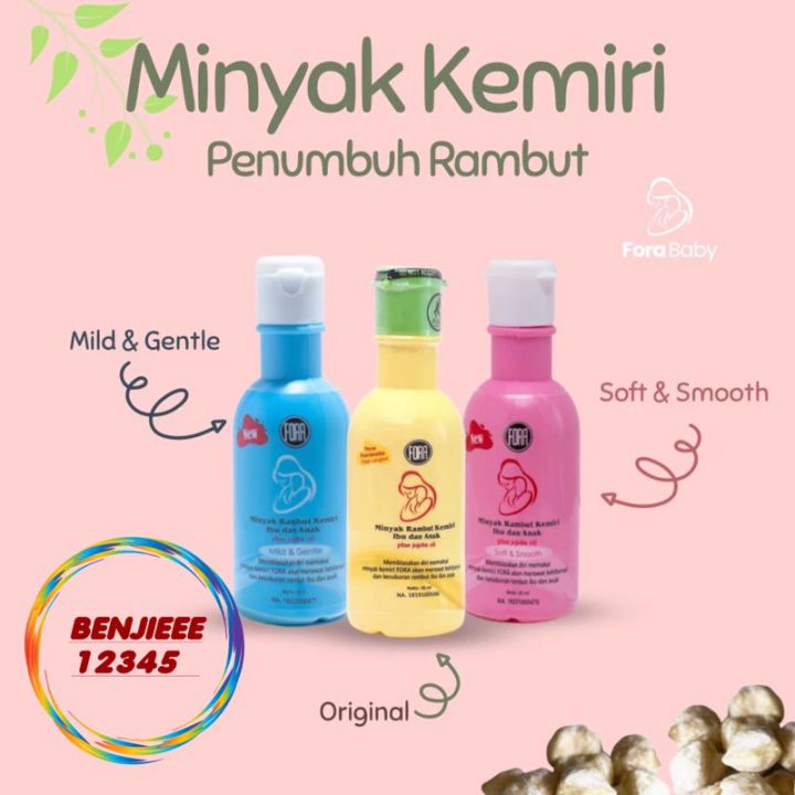 Minyak penumbuh rambut anak dan bayi Fora kemasan baru | Lazada Indonesia