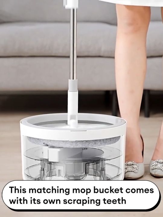 Sewage Separation Mop with Bucket Self Wash 360 Rotating Cleaner turbo ...