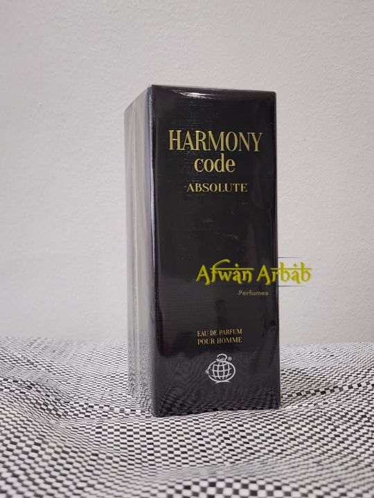AA Fragrance World Harmony Code Absolute EDP 100ml for Men | Lazada PH