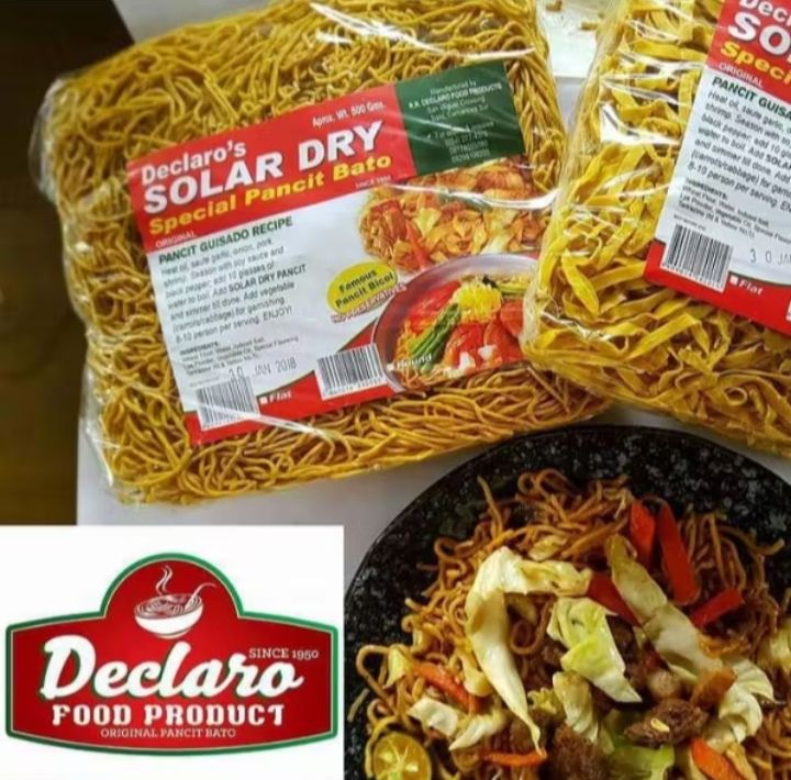 PANSIT BATO ORIGINAL DECLARO'S SOLAR DRY SPECIAL PANSIT BATO 500 grams ...