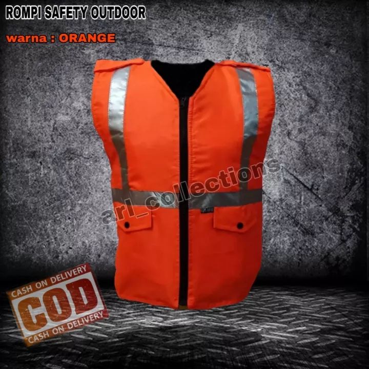 ROMPI PROYEK SAFETY/ROMPI PERASUT ORANGE/ROMPI PARKIR/TURING/CLUB/MOTOR ...