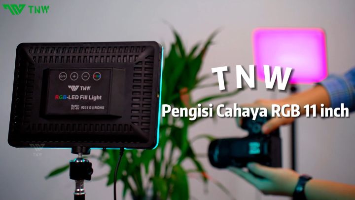 TNW Lampu RGB Lampu Foto Led RGB Lampu Lighting HP Kamera Lighting ...