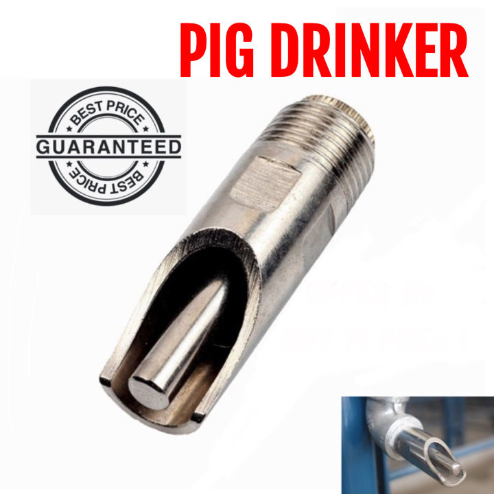 Pig Nipple Water Drinker Automatic Piglet Feeder Stainless Drinking ...