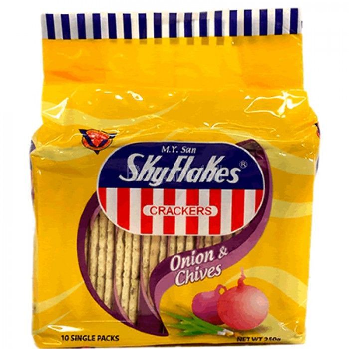 SkyFlakes Crackers Onion & Chieves 10 Single Packs | Lazada.co.th