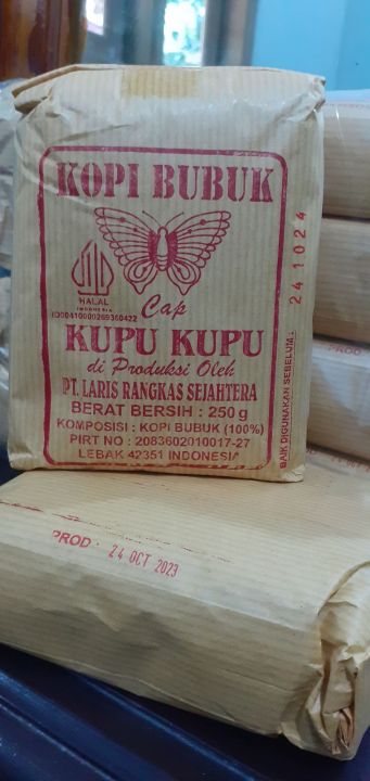 kopi kupu kupu 250 gram (¼kg) khas RangkasBitung Lebak & pandeglang ...