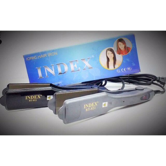 index flat iron hair iron ORIGINAL hair rebonding iron index iron bt822 ...