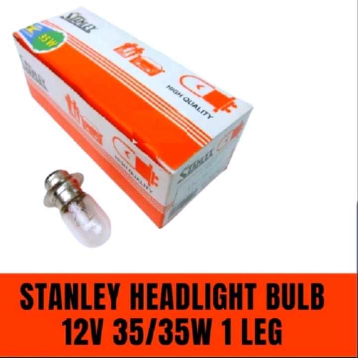 Stanley Motorcycle Headlight Bulb 12 35w/35w | Lazada PH