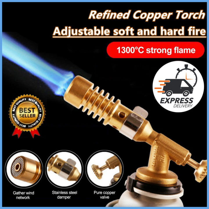 Butane Torch Gun Burner Gas Torch Welding Torch Baking Picnic BBQ ...