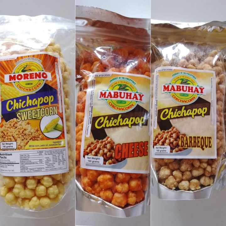 Moreno Chichapop Cheese Bbq Sweetcorn Chicharon Chichacorn Cornik ...