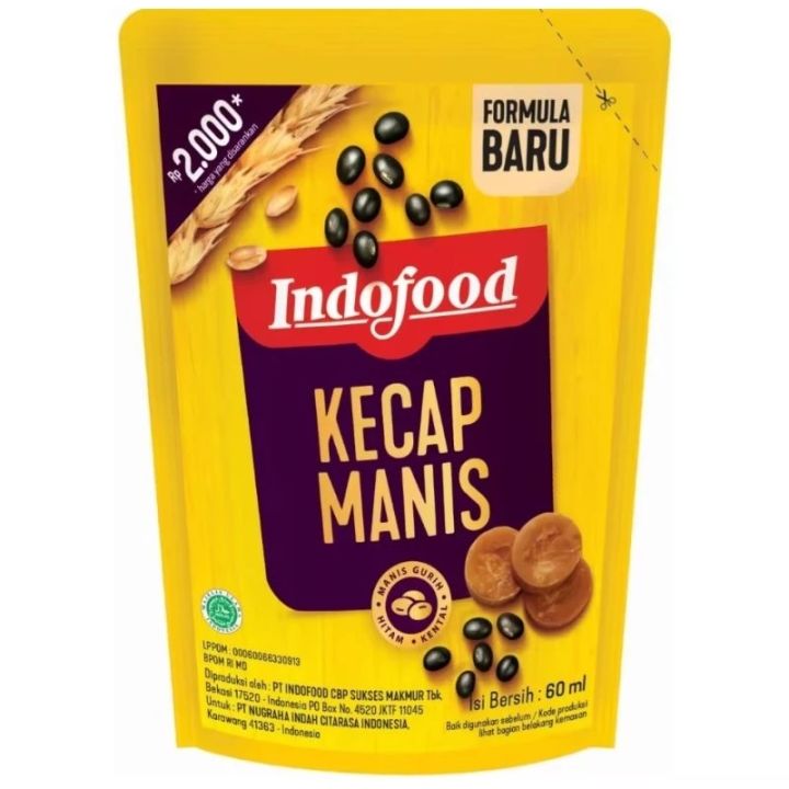Kecap Manis Indofood 60 mL | Lazada Indonesia