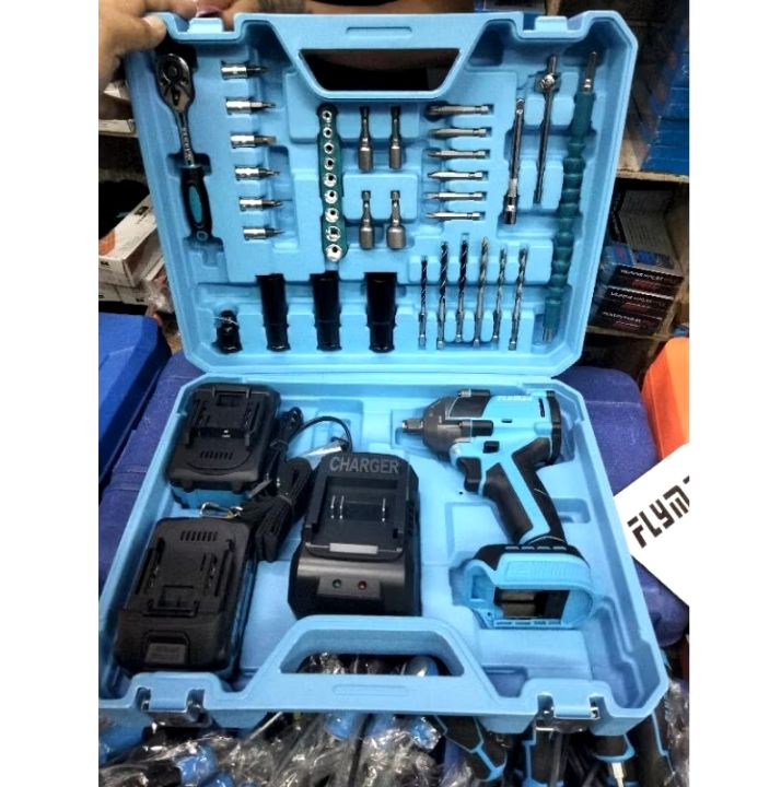 flyman original tools, cordless impact wrench 1/2 Drive heavy duty ...