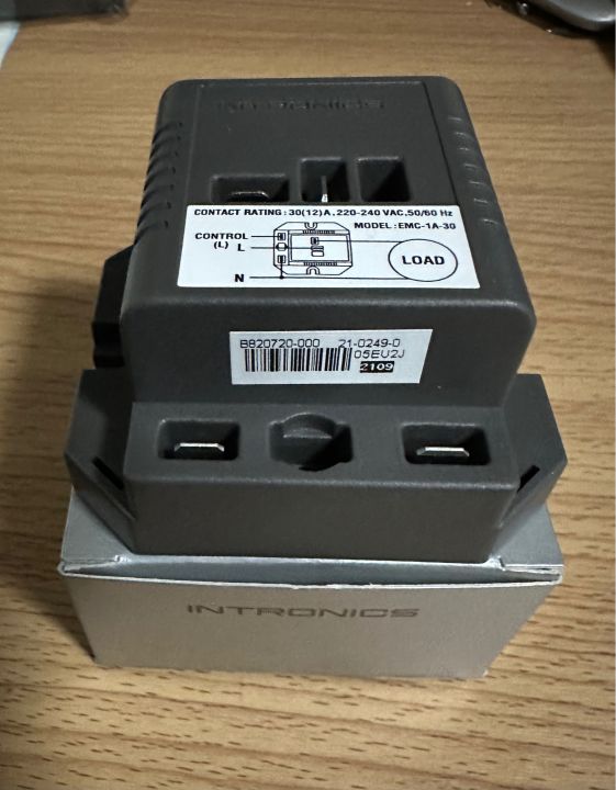 แมกเงียบ,แมกเนติกแบบเงียบรุ่น INTRONICS รุ่น EMC-1A-30 (1P 30A ...