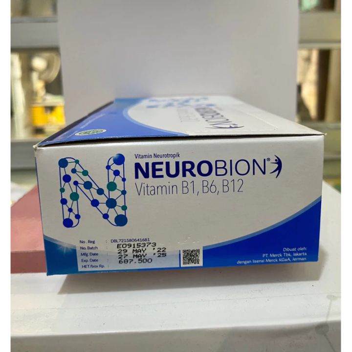 Neurobion Tablet Box isi 25 strip | Lazada Indonesia