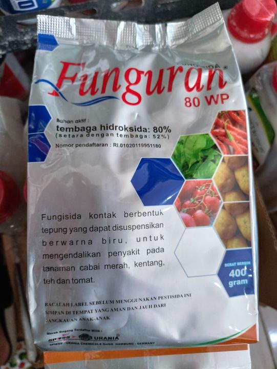 Fungisida Tembaga Funguran 80WP 400gram | Lazada Indonesia