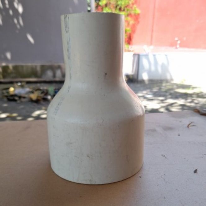reducer 4 x 1 1/2 sambungan pipa 4 inchi ke 1/2 inchi over sock vlok ...