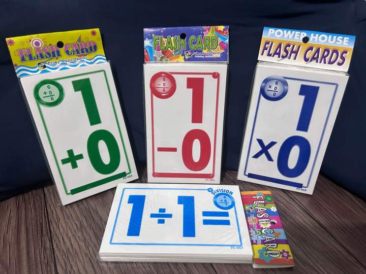 Arithmetic Flash Cards -Medium Size ( 50pcs Per Pack ) | Lazada PH