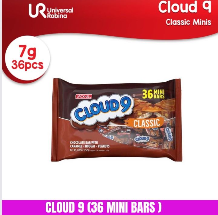 Cloud 9 Chocolate Mini bar (36pcs) Caramel Peanut Nougat chocolate Bar ...
