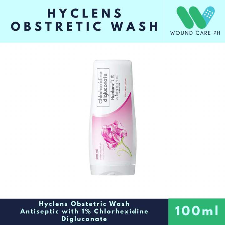 Hyclens Obstretic Antiseptic Wash 1% Chlorhexidine Digluconate 100ml ...