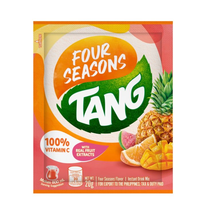TANG FOUR SEASONS POWDERED 20g JUICE LITRO PACK From 🇵🇭 Philippines ...