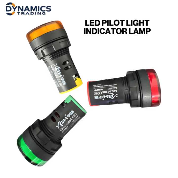GH Brand LED Pilot Lamp LED Panel Indicator Light AD22-22DS 22MM ...