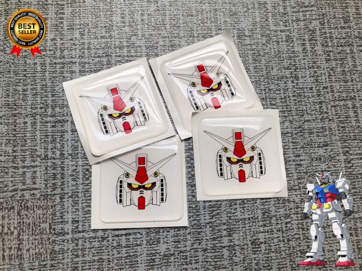 STIKER GUNDAM STICKER GUNDAM EMBLEM GUNDAM STIKER TIMBUL STIKER MOTOR ...