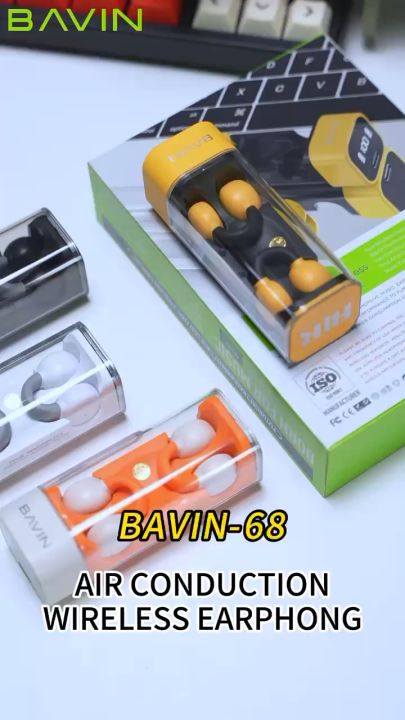 BAVIN BA68 TWS Bluetooth 5.3V Earcuffs Bone Conduction Headset ...