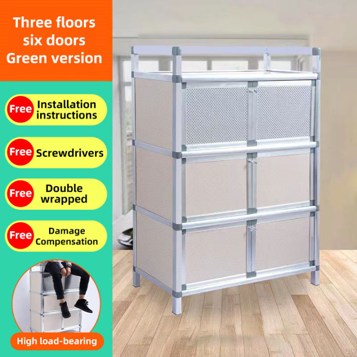 2/3layer Kitchen Cupboard Cabinet Layer Kitchen Storage Rack Shelf ...