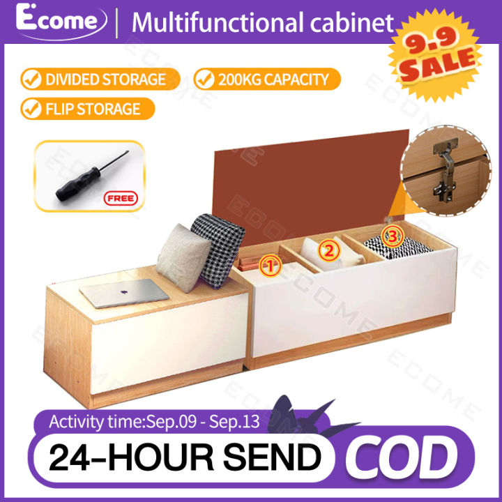 【PH Ready Stock】Ecome Wardrobes Drawers Simple Sideboard Sideboard ...