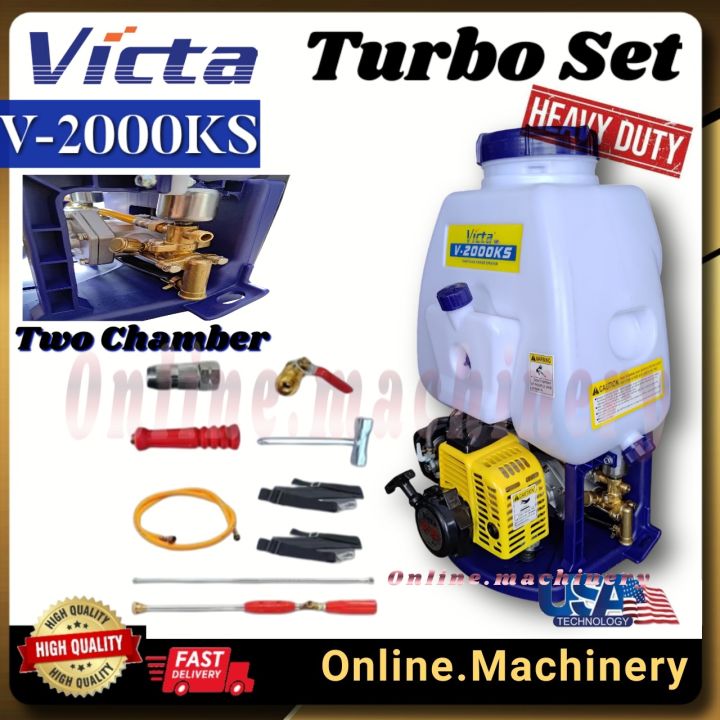 Original Victa 20L V-2000KS Mist Sprayer 2-Stroke Engine Knapsack Power ...