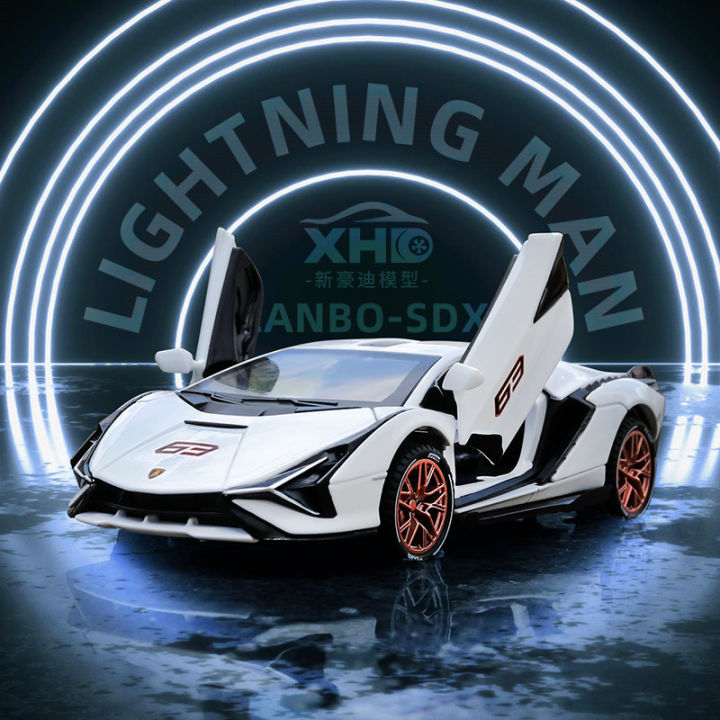 【WJ】1:32 Lamborghini Xian Toy Car ใหม่ Audi Racing Lamborghini ...