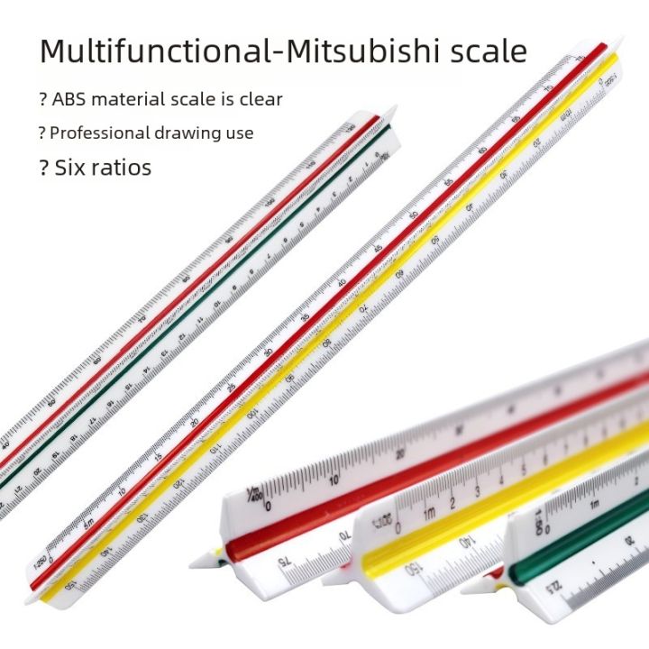 Metal Plastic Triangle Ruler Large Scale Drawing Ruler 1530cm Scale ...