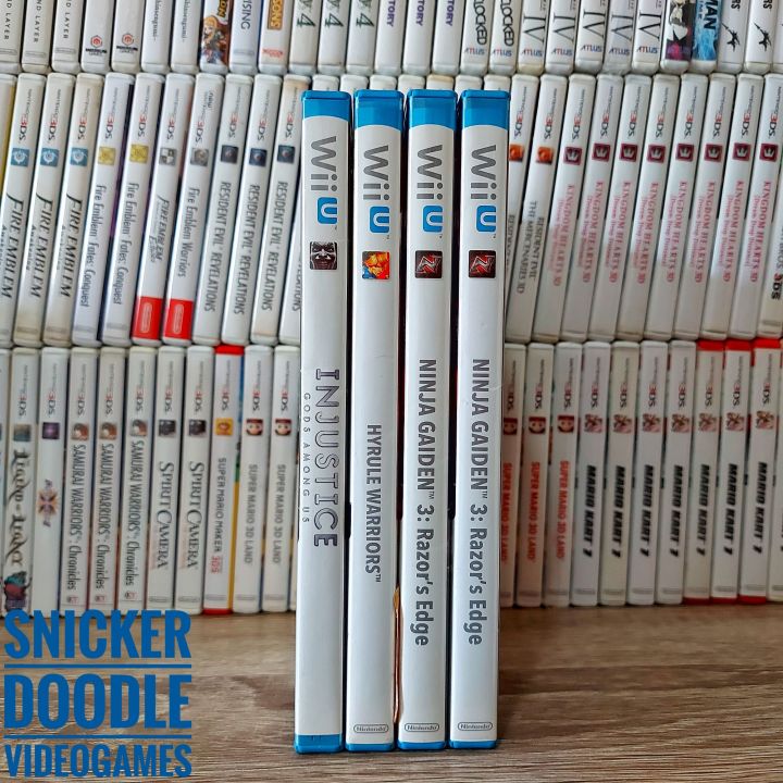 WiiU Nintendo Games: Hyrule Warriors•Injustice Gods Among Us•Ninja ...